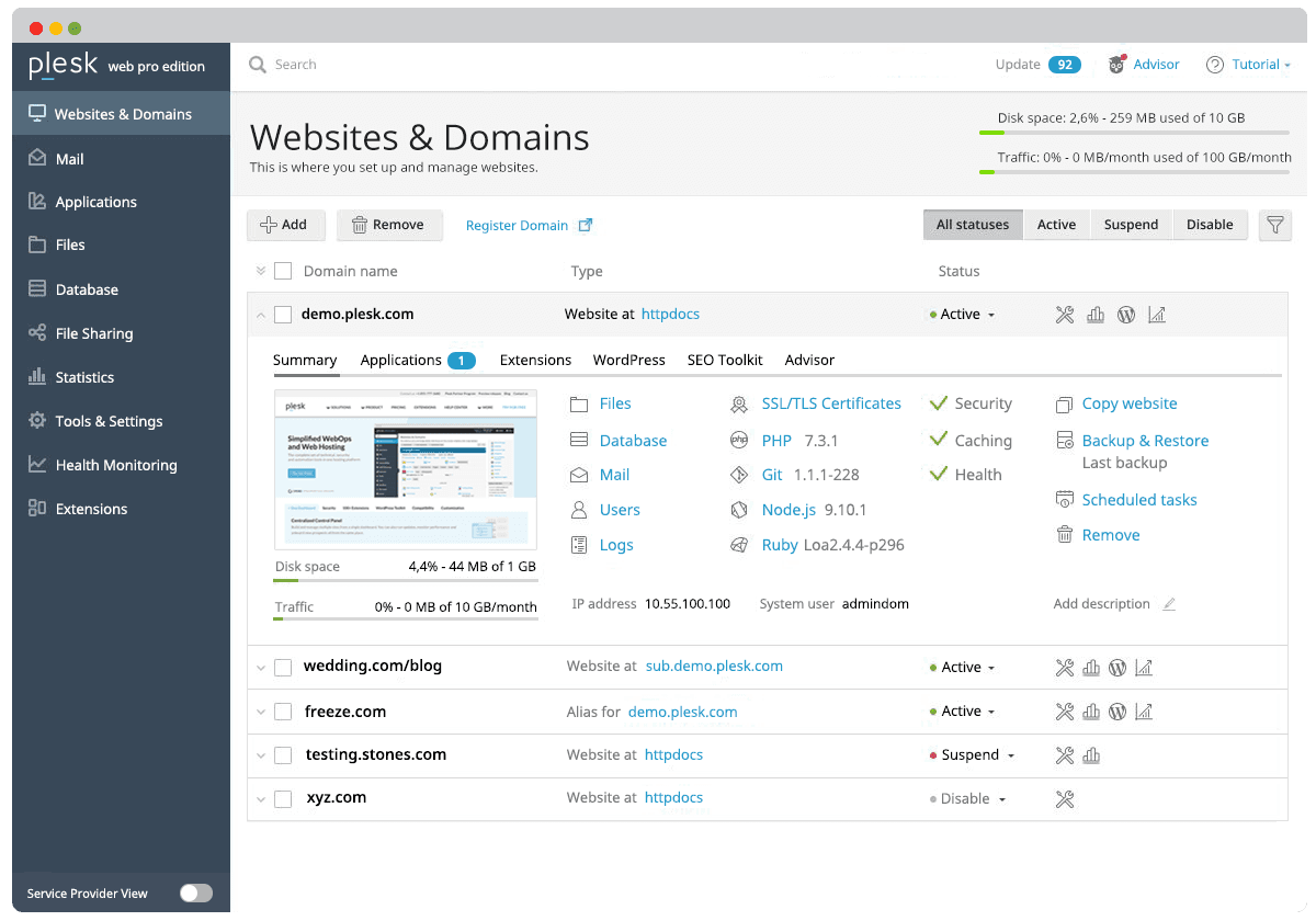Plesk Obsidian Preview: Der Vorhang Hebt Sich – Techgalaxy